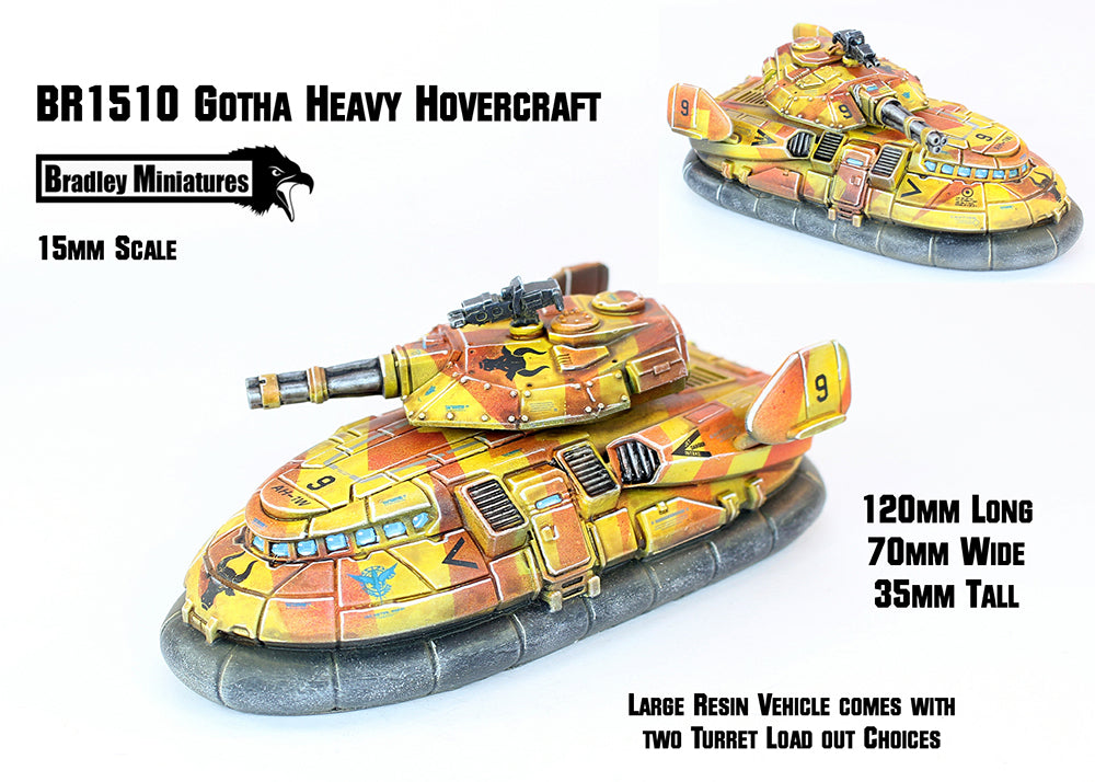 BR1510 Gotha Heavy Hovercraft (Large Vehicle with two Turret Weapons)
