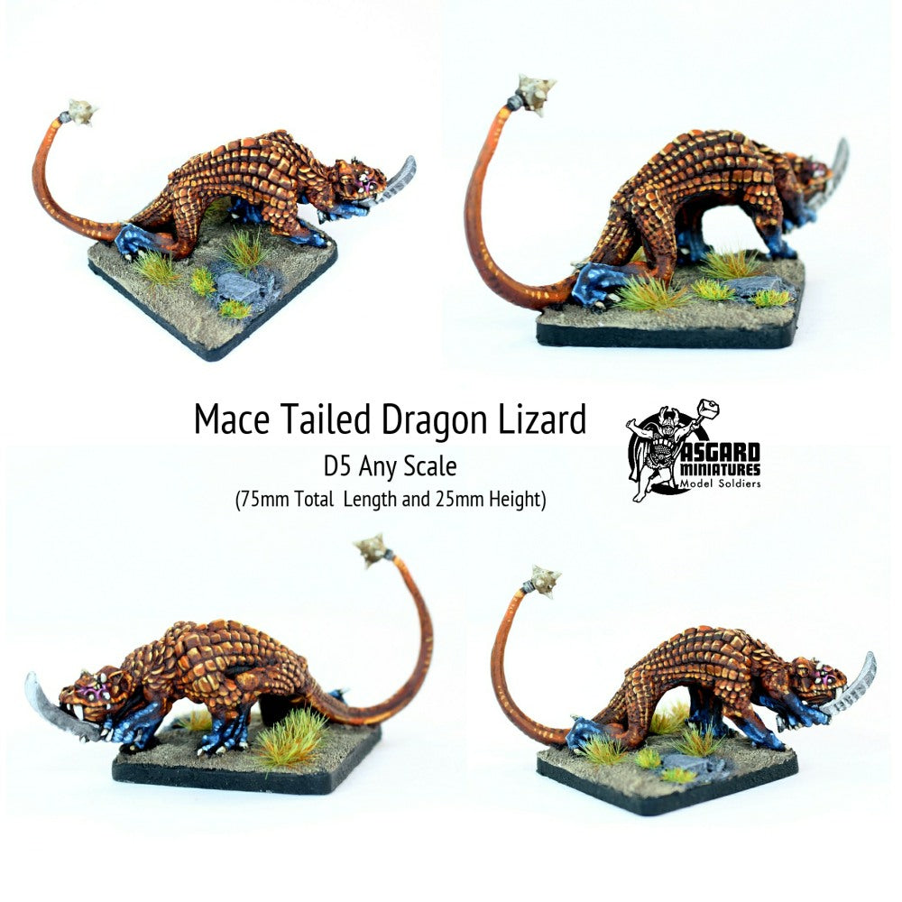 D5 Spike Tailed Dragon Lizard (75mm total length) | Alternative Armies