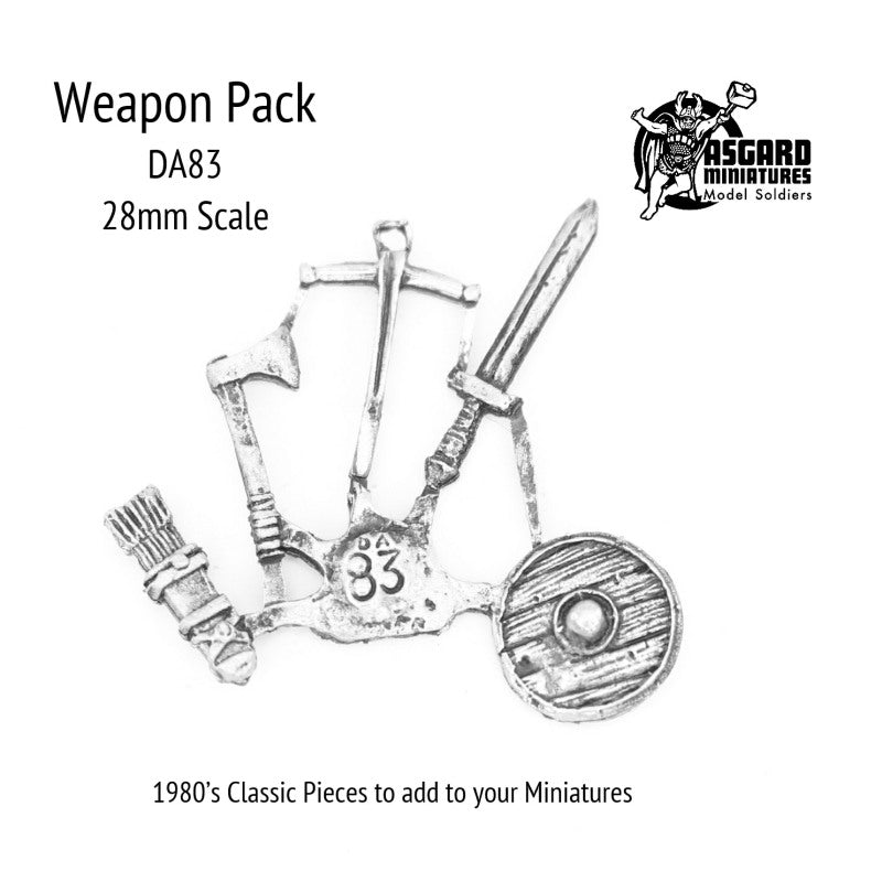 DA83 Weapons Sprue (Four upgrades to figures) | Alternative Armies