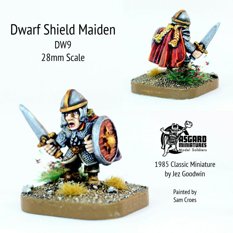 DW9 Dwarf Shield Maiden | Alternative Armies