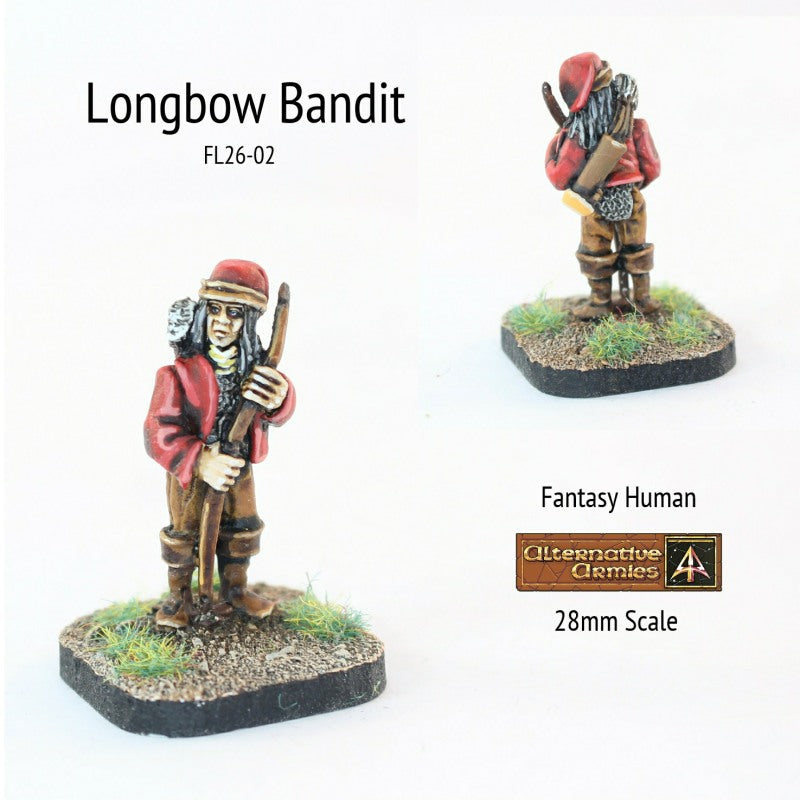 FL26-02 Human Longbow Bandit | Alternative Armies