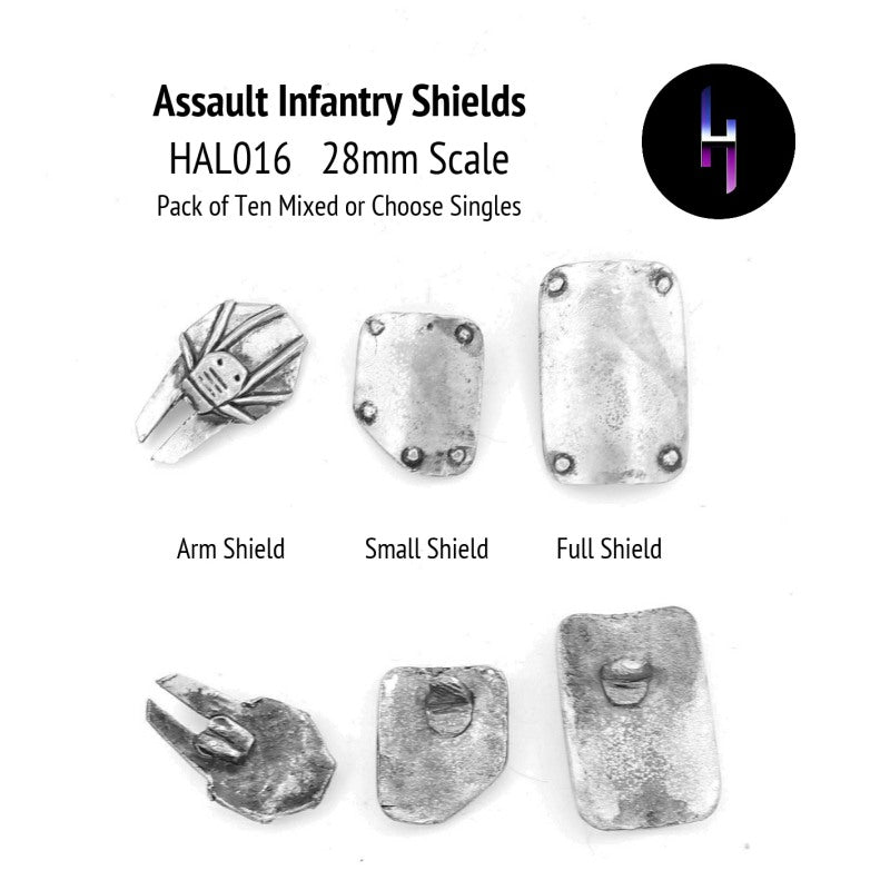 HAL016 Assault Infantry Shields (Pack or Singles) | Alternative Armies