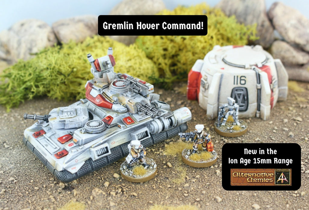 IAF185D Gremlin ACV Hover Command with hull turret | Alternative Armies