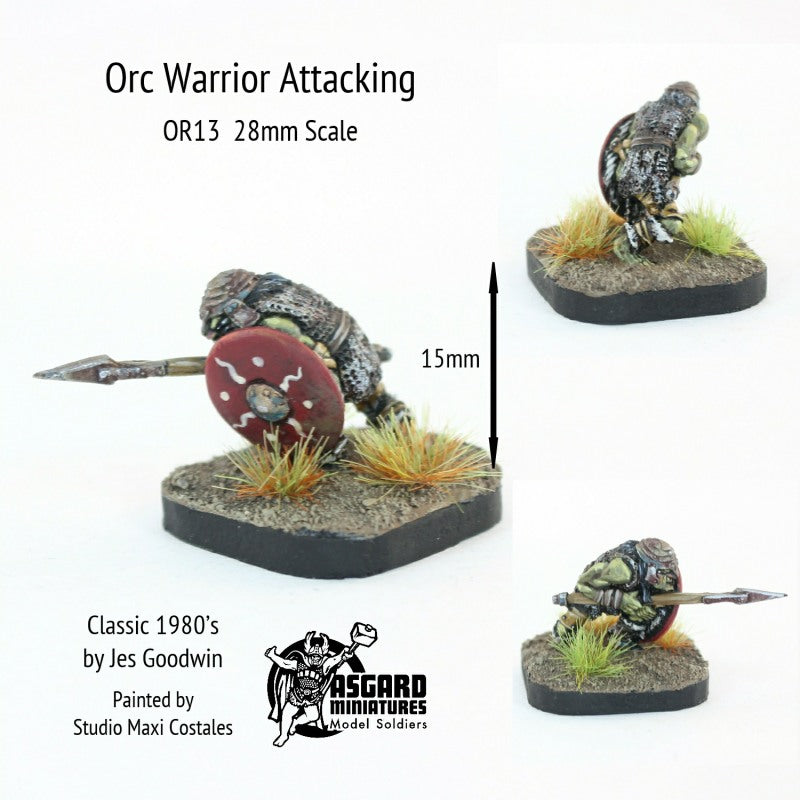 OR13 Orc Warrior Attacking | Alternative Armies