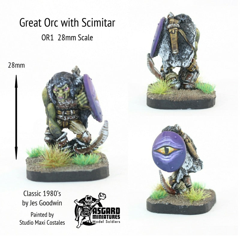 OR1 Great Orc with Scimitar | Alternative Armies