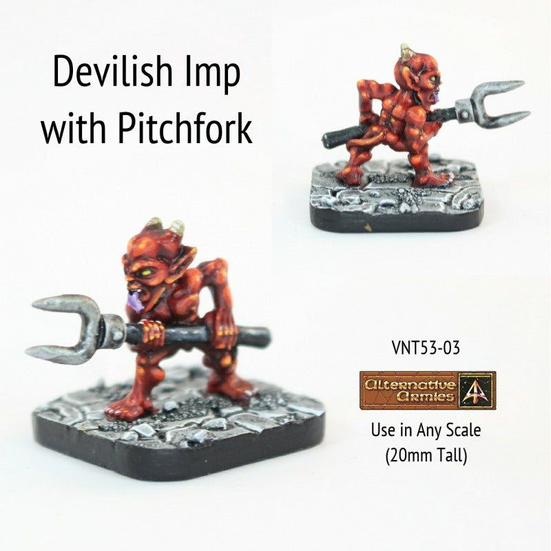 VNT53-03 Devilish Imp with Pitchfork - Save 10%