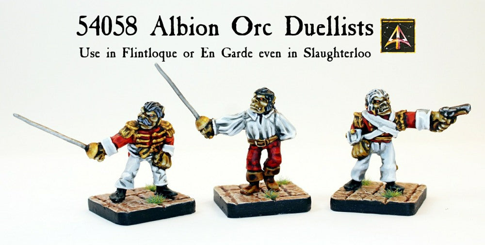 54058 Albion Orc Duellists (Pack or Single Miniatures) | Alternative Armies