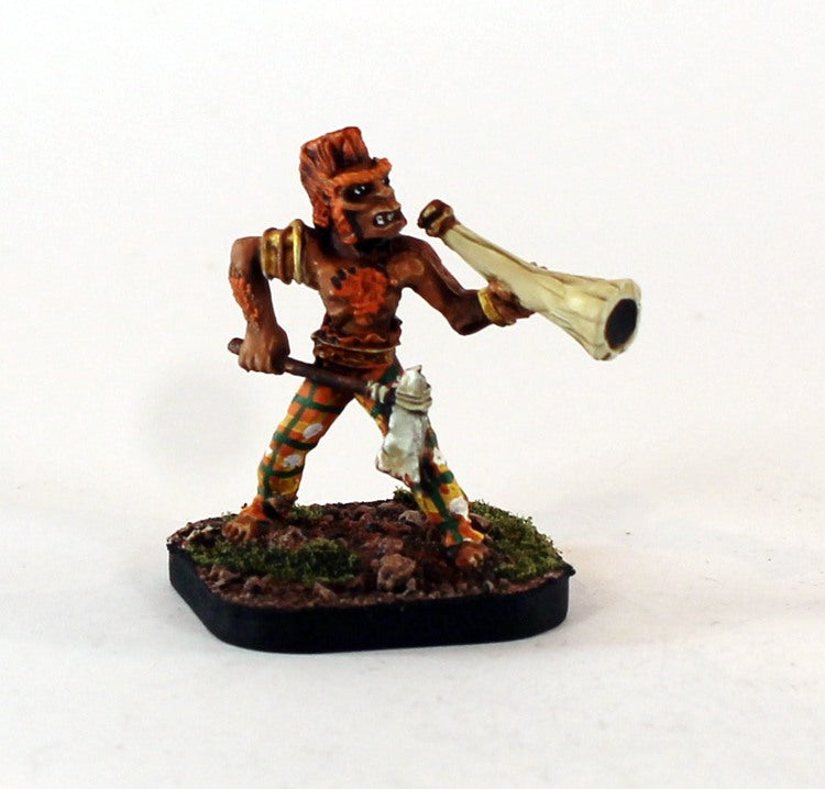 Ptd Cm27 02 Fir Bolg War Horn Alternative Armies