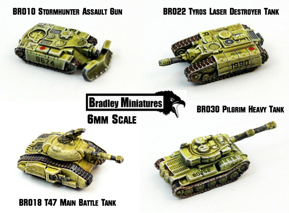 BR018 T47 Main Battle Tank (Pack of Four or Single) | Alternative Armies