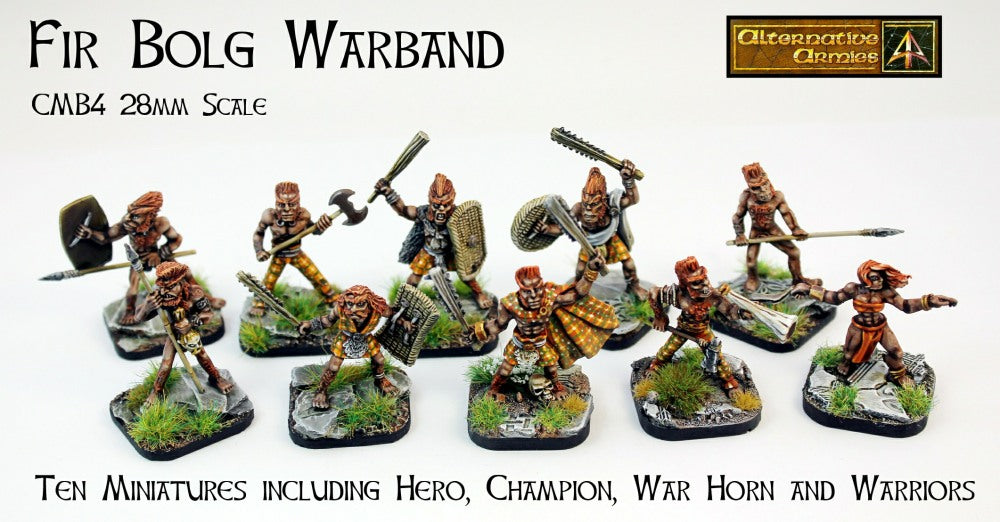 CMB4 Fir Bolg Warband (10 Miniatures) | Alternative Armies