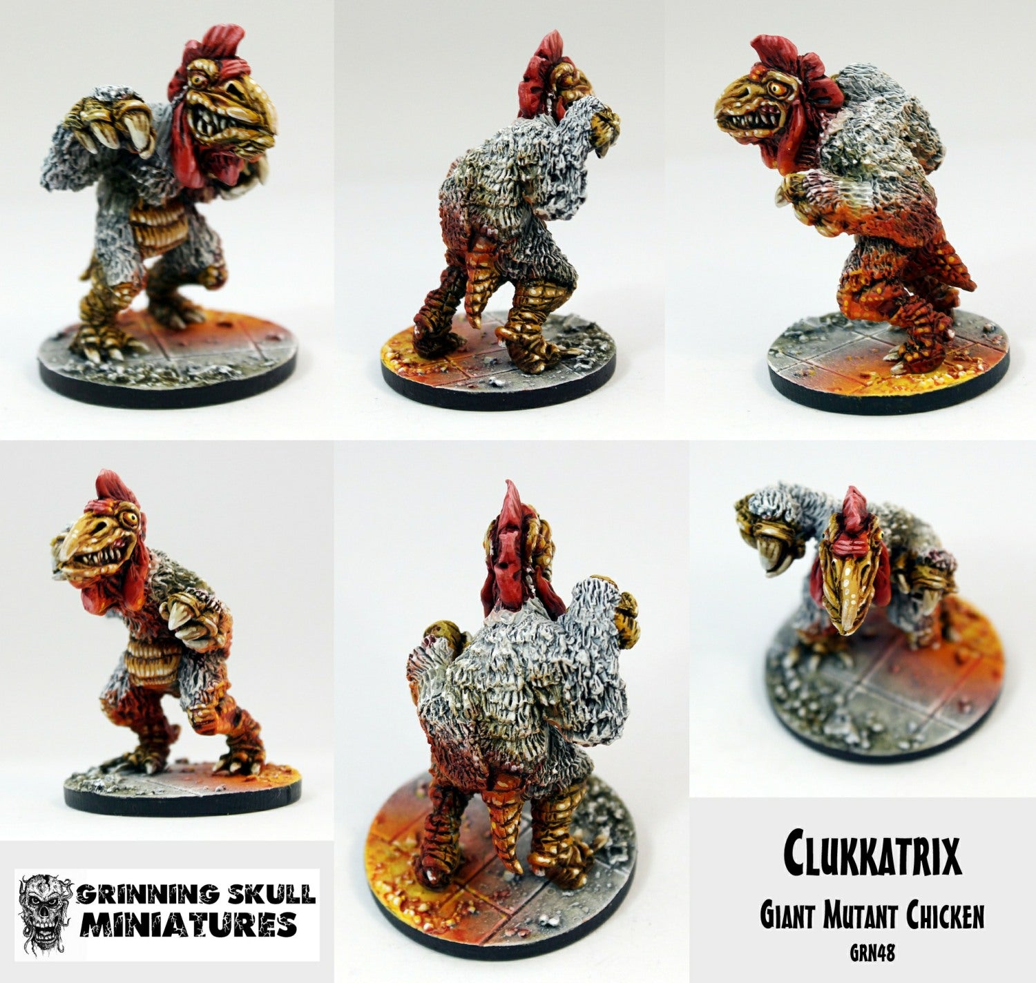 GRN48 Clukkatrix (Giant Mutant Chicken) 40mm tall (Save 20% ...