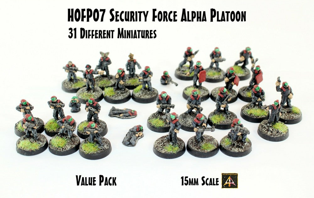 HOFP07 Security Force Alpha Platoon - Value Pack | Alternative Armies